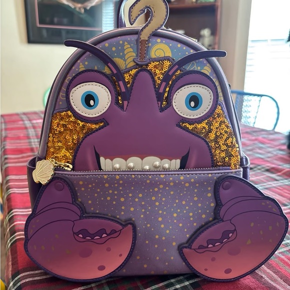Loungefly | Accessories | Loungefly Purple And Gold Kids Backpack ...